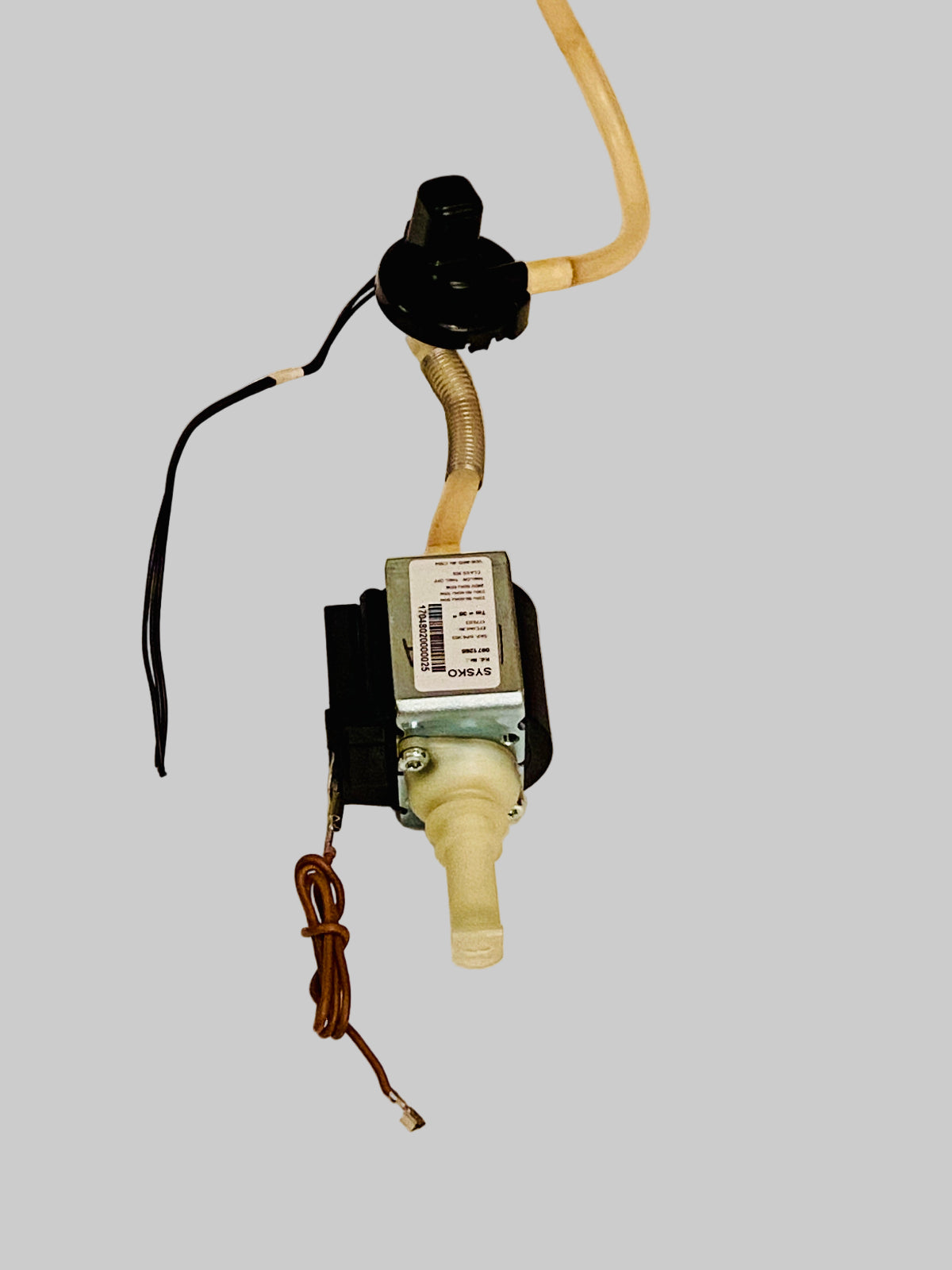 SYSKO Wasserpumpe mit Flowmeter stecker kabel schlauch Baufertig Kaffe ...